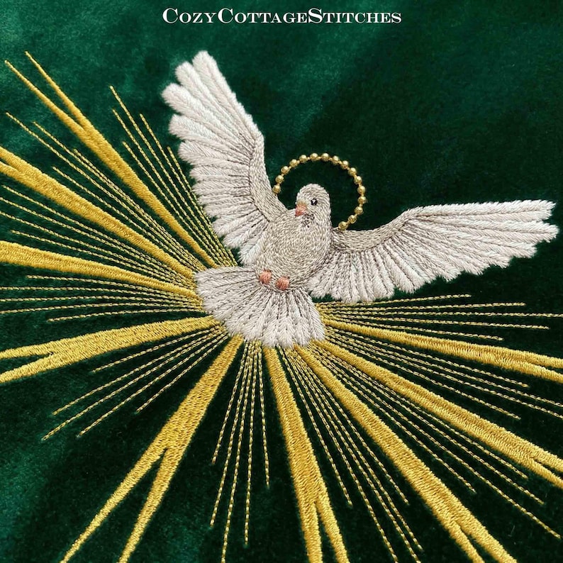Holy Spirit Dove. Christian Liturgical. 10 Sizes. Digital Design File ...