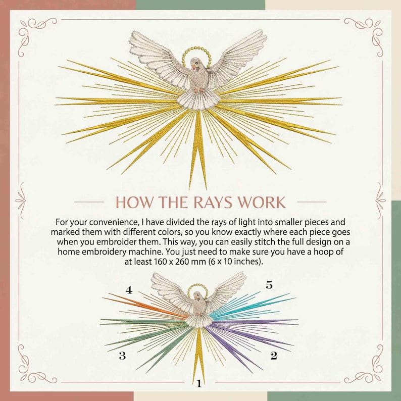 Holy Spirit Dove. Christian Liturgical. 10 Sizes. Digital Design File ...