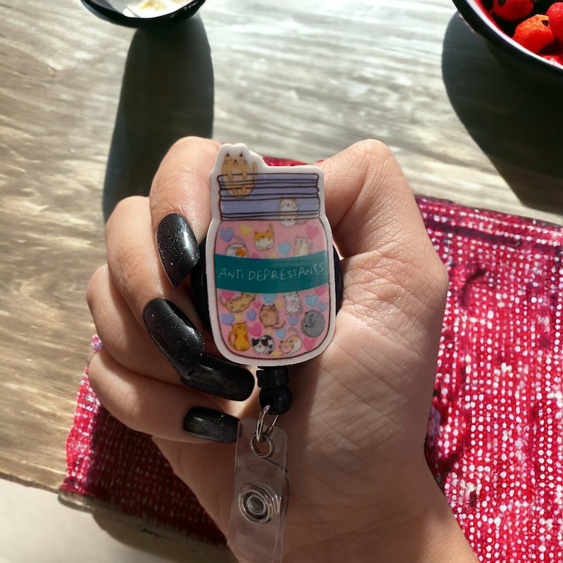 Cute Badge Holder - Etsy