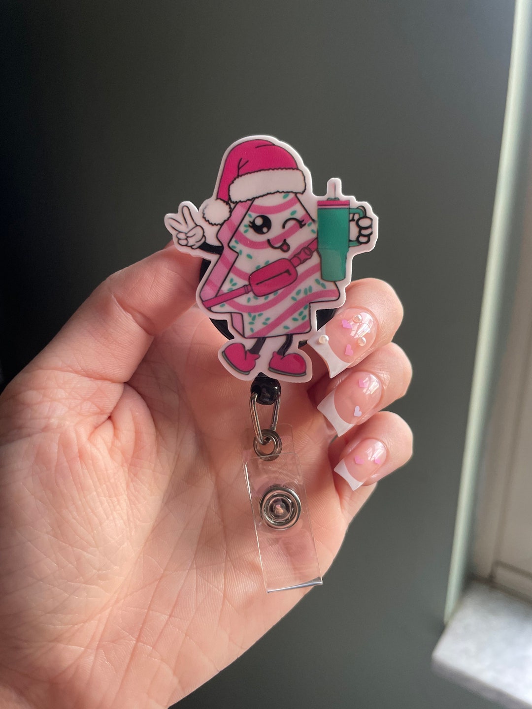 Christmas Badge - Badge Reel - Nurse Badge - Christmas - Stanley ...