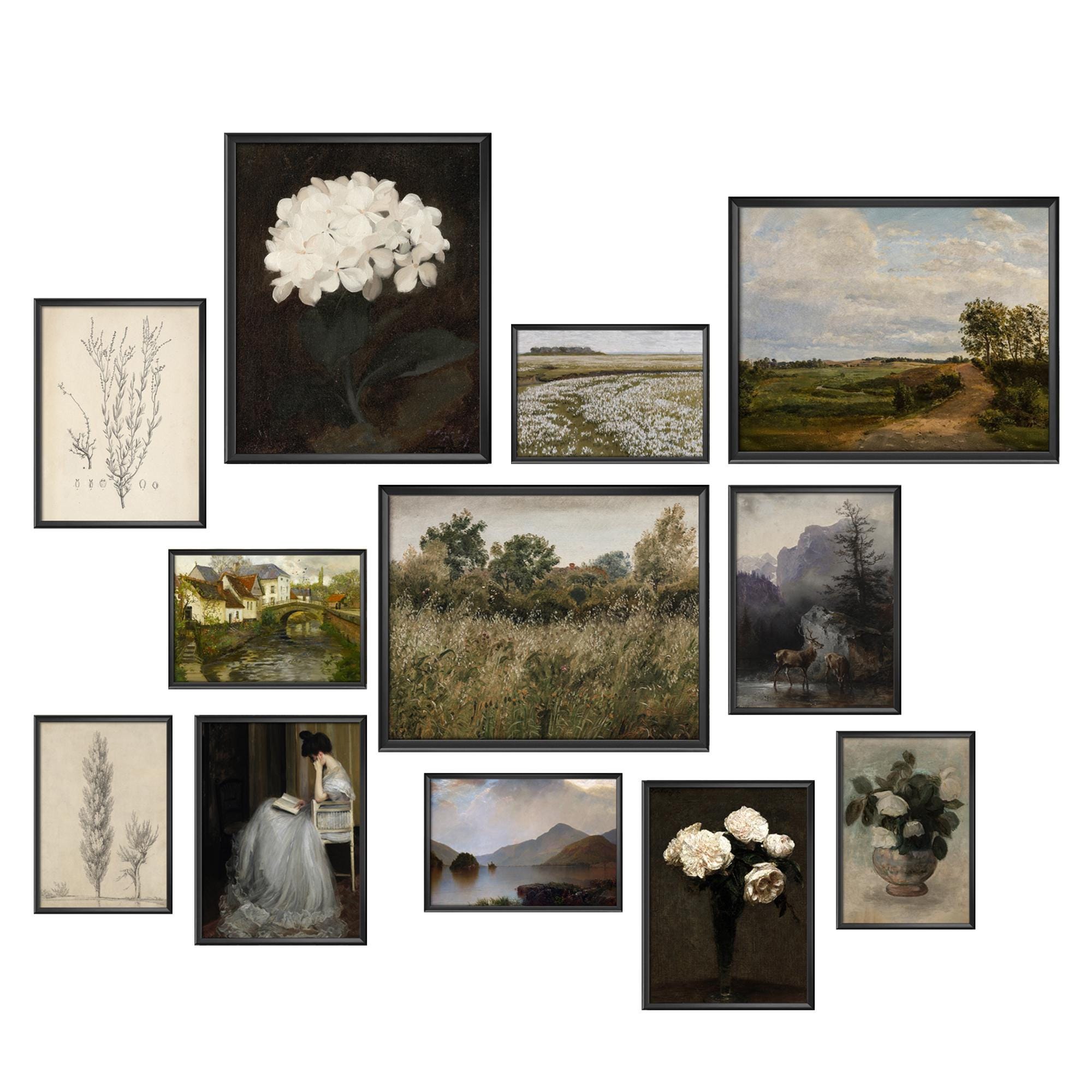 Vintage Wall Art Decor -vintage Posters for Room Aesthetic, Eclectic ...