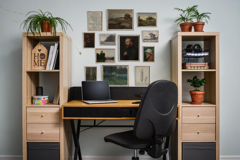 Vintage Poster Set 12 Piece Impressionist Wall Art Vintage Decor for ...