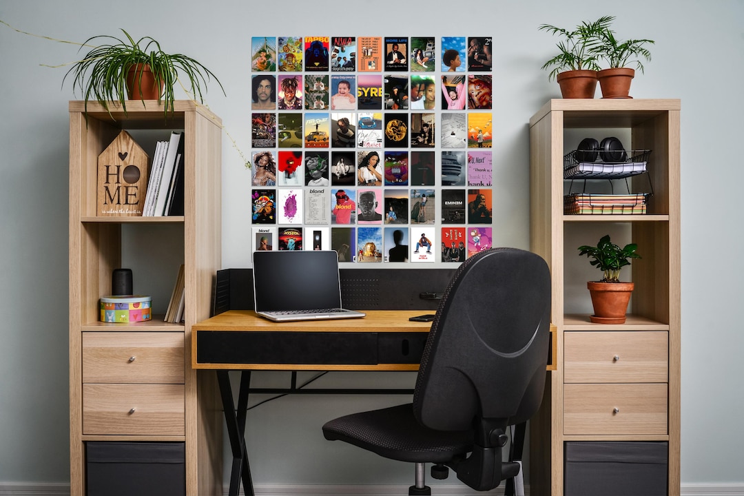 50 Pcs Album Cover Posters, Music Posters, Bedroom Posters, Rapper Room ...