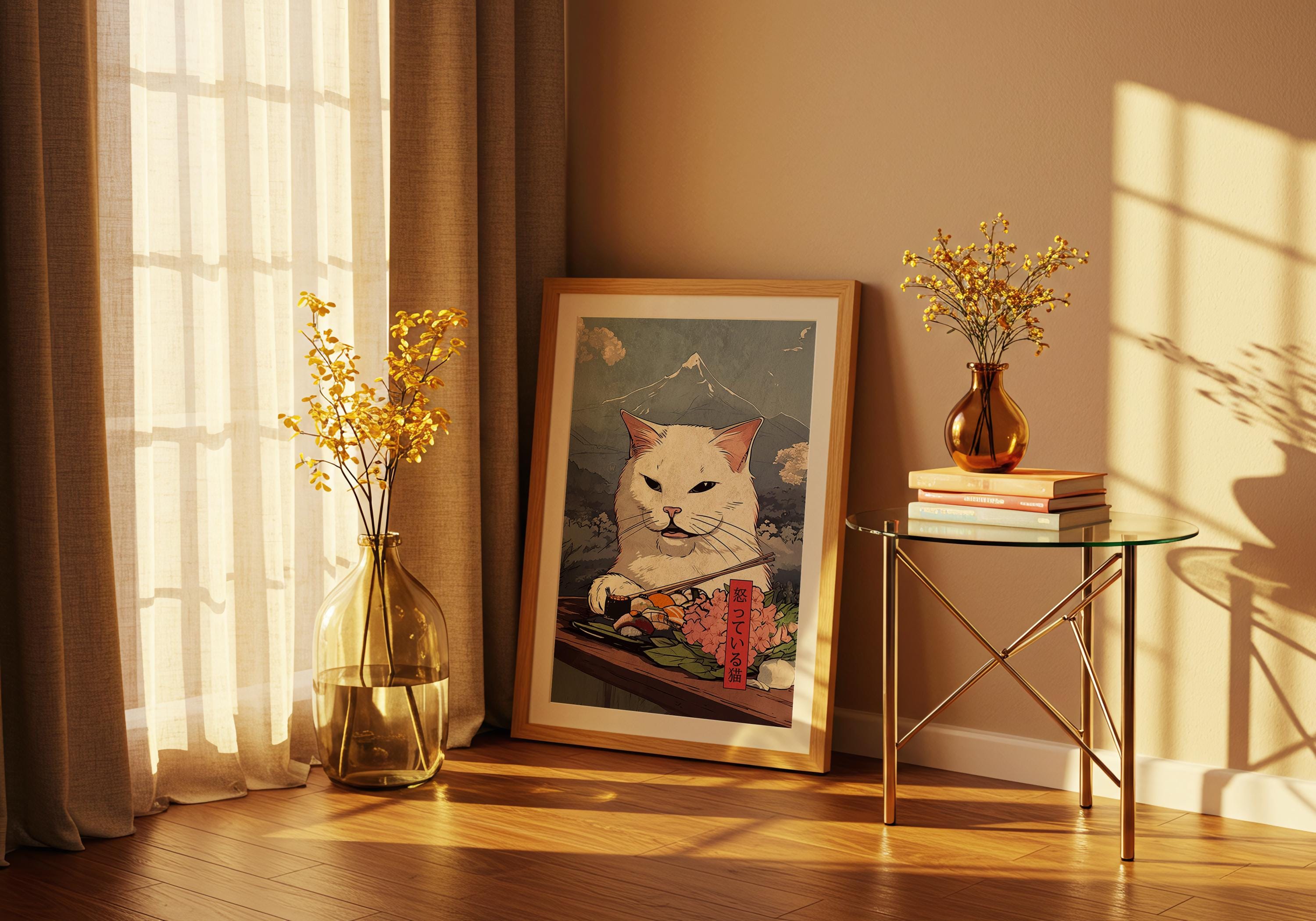 Ukiyo-e Meme Art Prints – Matte Photo Paper – Set of 2 - Etsy