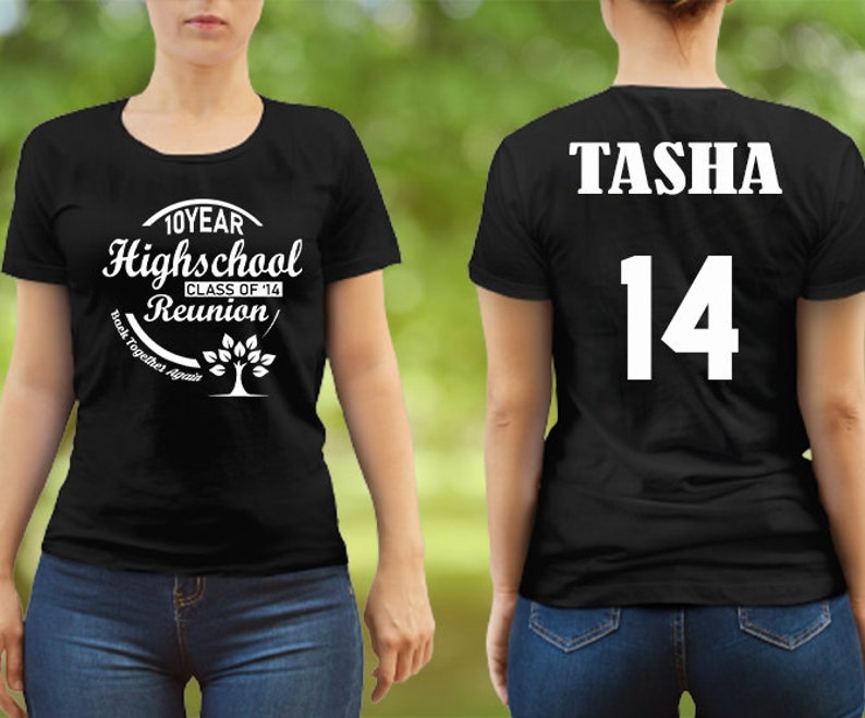 10 Year Class Reunion Shirts, High School Reunion Shirts, Reunion Shirt ...