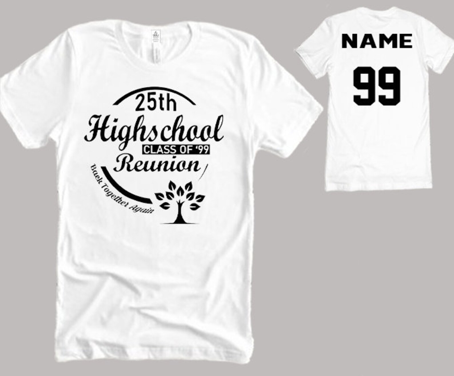 25th Class Reunion Shirts, High School Reunion Shirts, Reunion Shirt ...