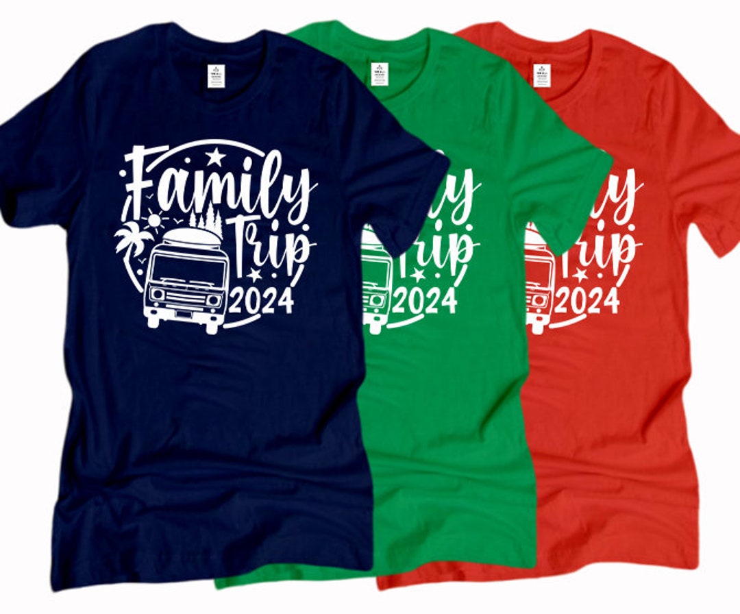 Family Vacation 2024 Shirts, Beach Family Vacation Shirts, Funny Family ...