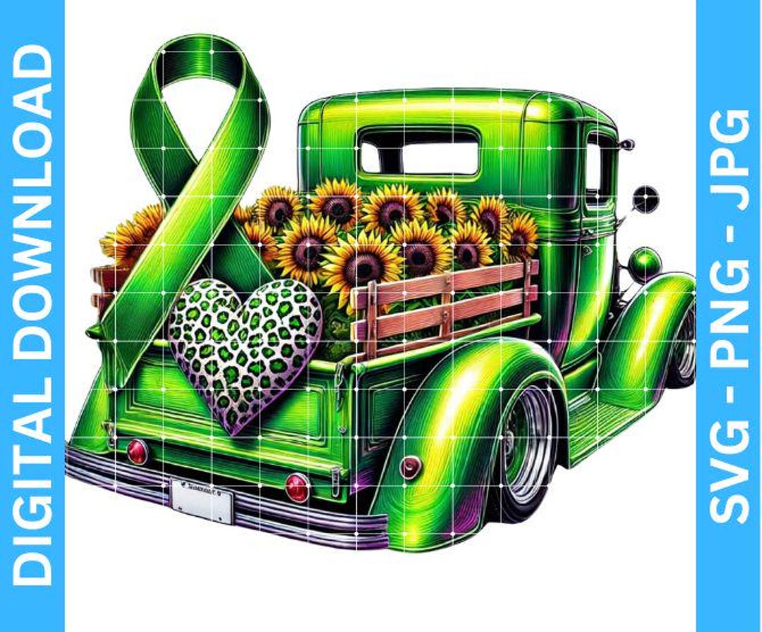 Green Cancer Awareness Ribbon Svg Design, Lymphoma Cancer, Gallbladder ...