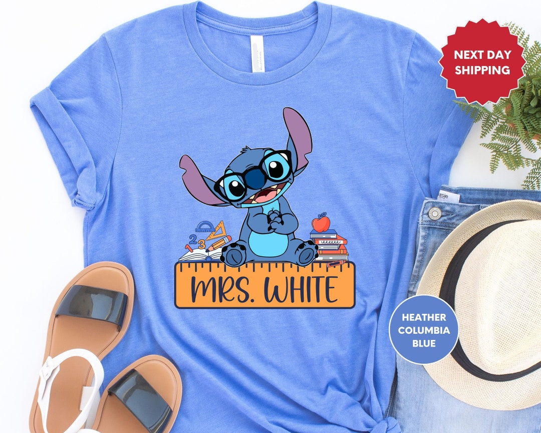 Custom Stitch Teacher Shirt, Stitch Shirt, Disney Teacher Shirt ...