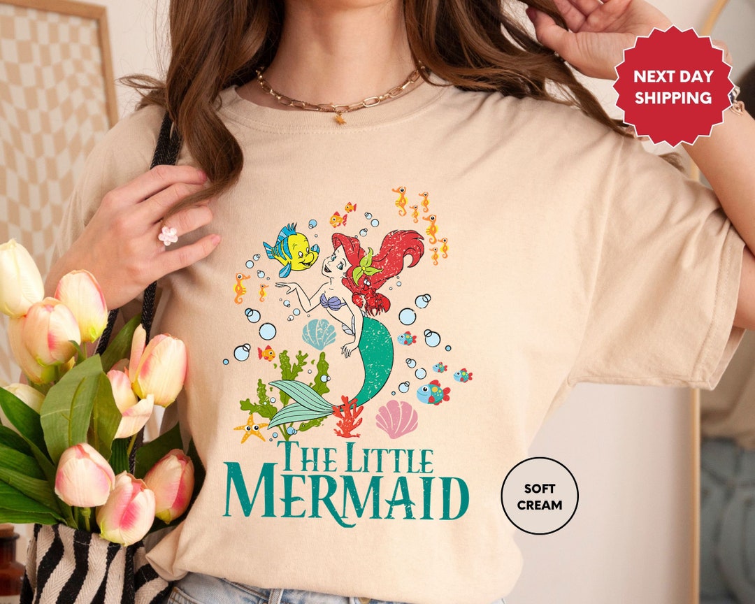 The Little Mermaid Shirt, Mermaid Birthday Girl, Mermaid Lover Tee ...