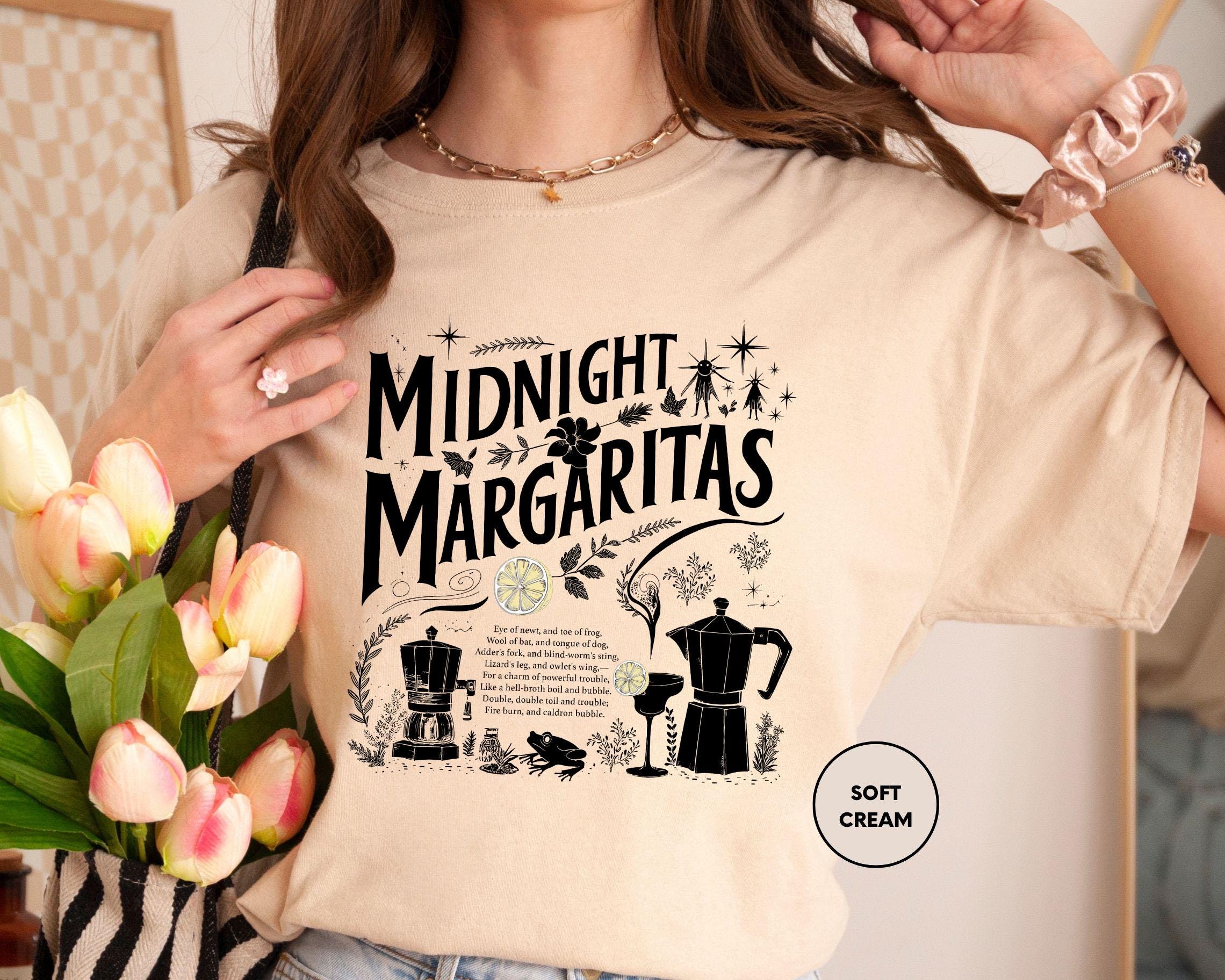 Midnight Margaritas Shirt, Tequila Shirt, Witchy Tee, Practical Magic ...