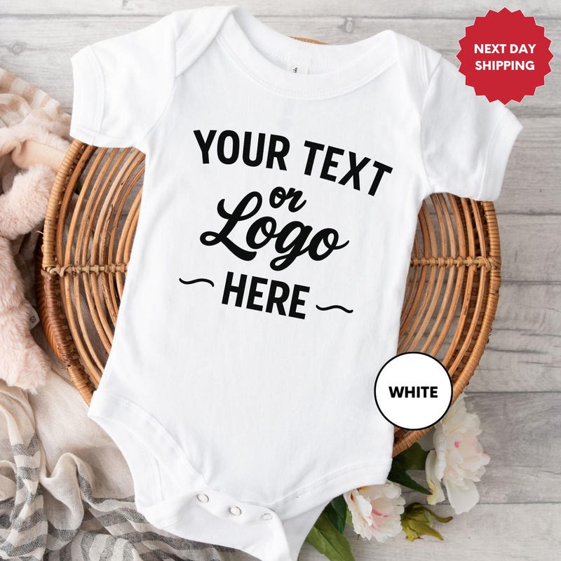 Custom Baby Onesies With Logo - Etsy
