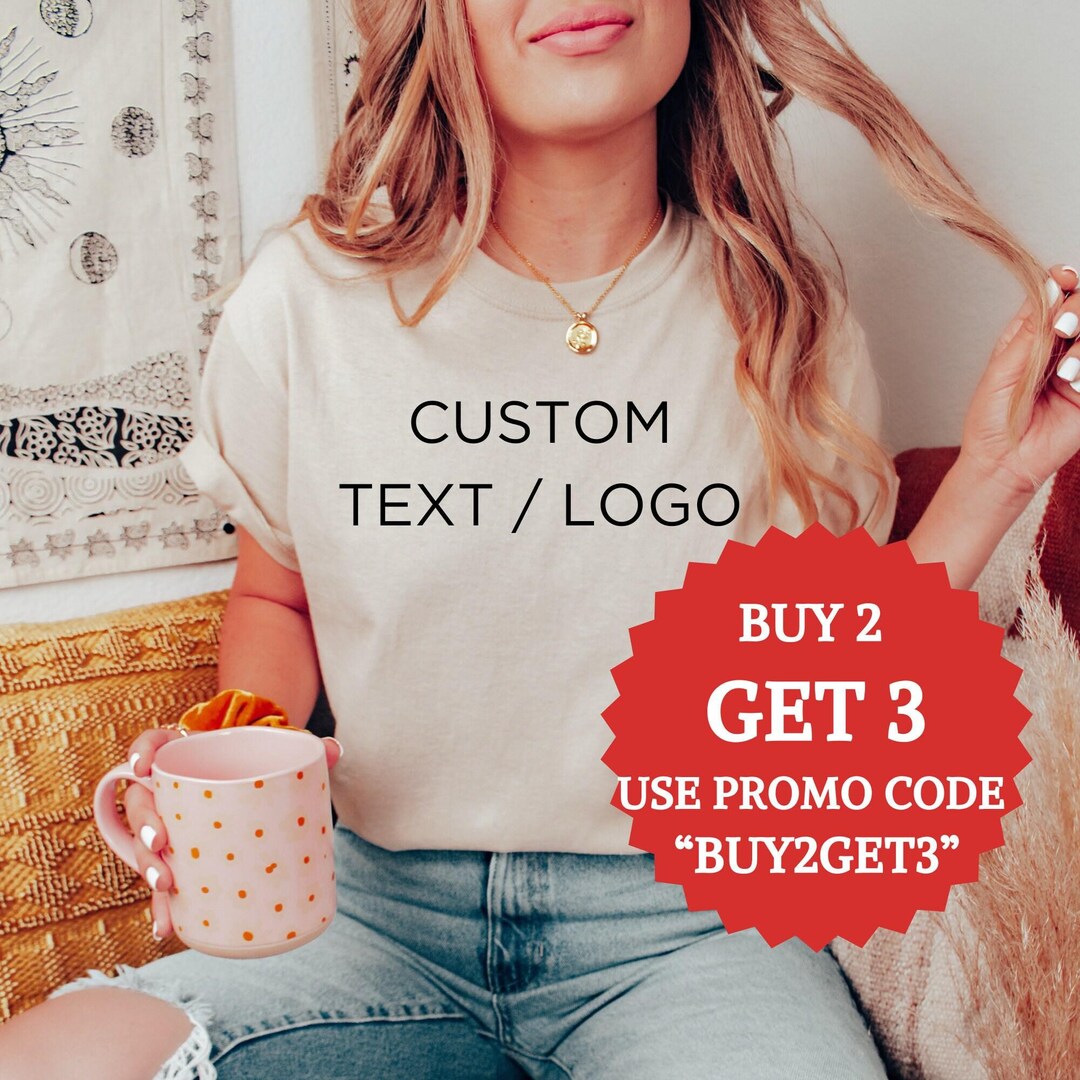 Custom Text Design Shirt | Personalized Writing Saying Tshirt| Custom ...