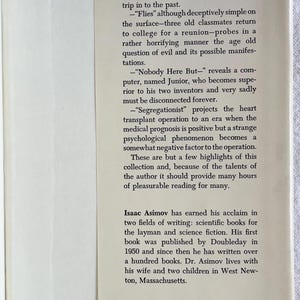 Isaac Asimov, Nightfall and Other Stories, Vintage Hardcover BCE ...