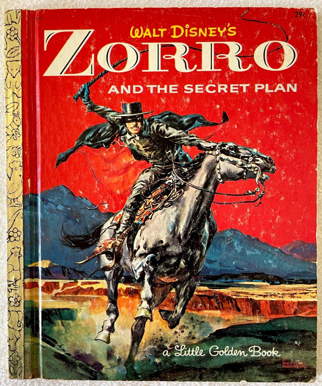 Zorro and the Secret Plan Vintage Little Golden Book 1958 - Etsy