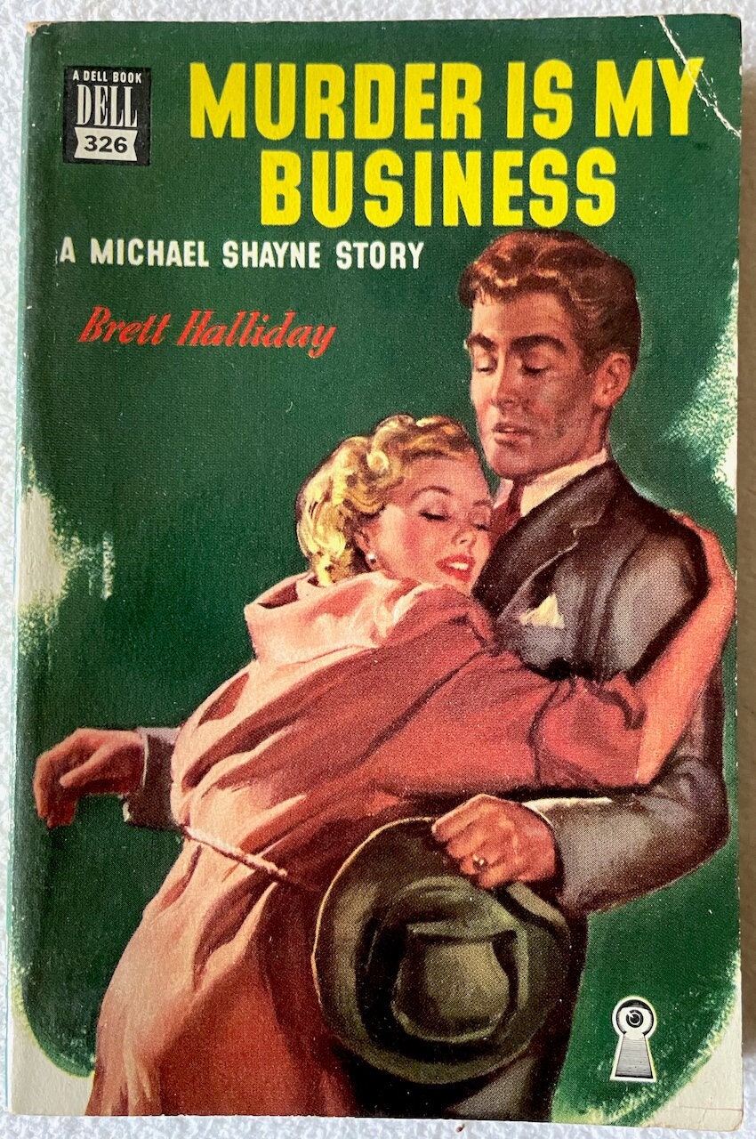 Brett Halliday Murder is My Business Vintage Dell Paperback - Etsy
