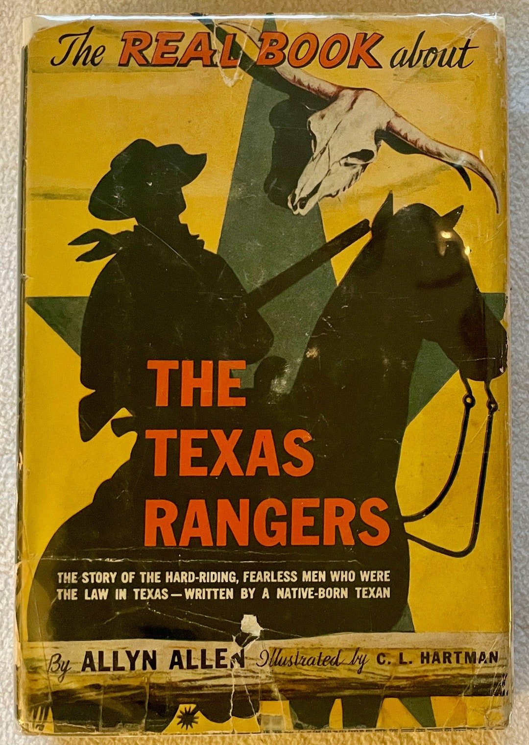 Allyn Allen, the Real Book About the Texas Rangers, 1st Edition (1952 ...