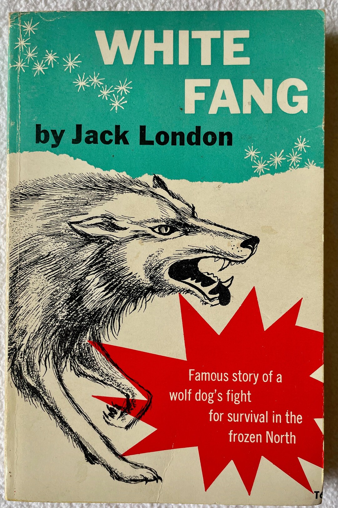 Jack London, White Fang, Teen Age Book Club Paperback (1954) - Etsy