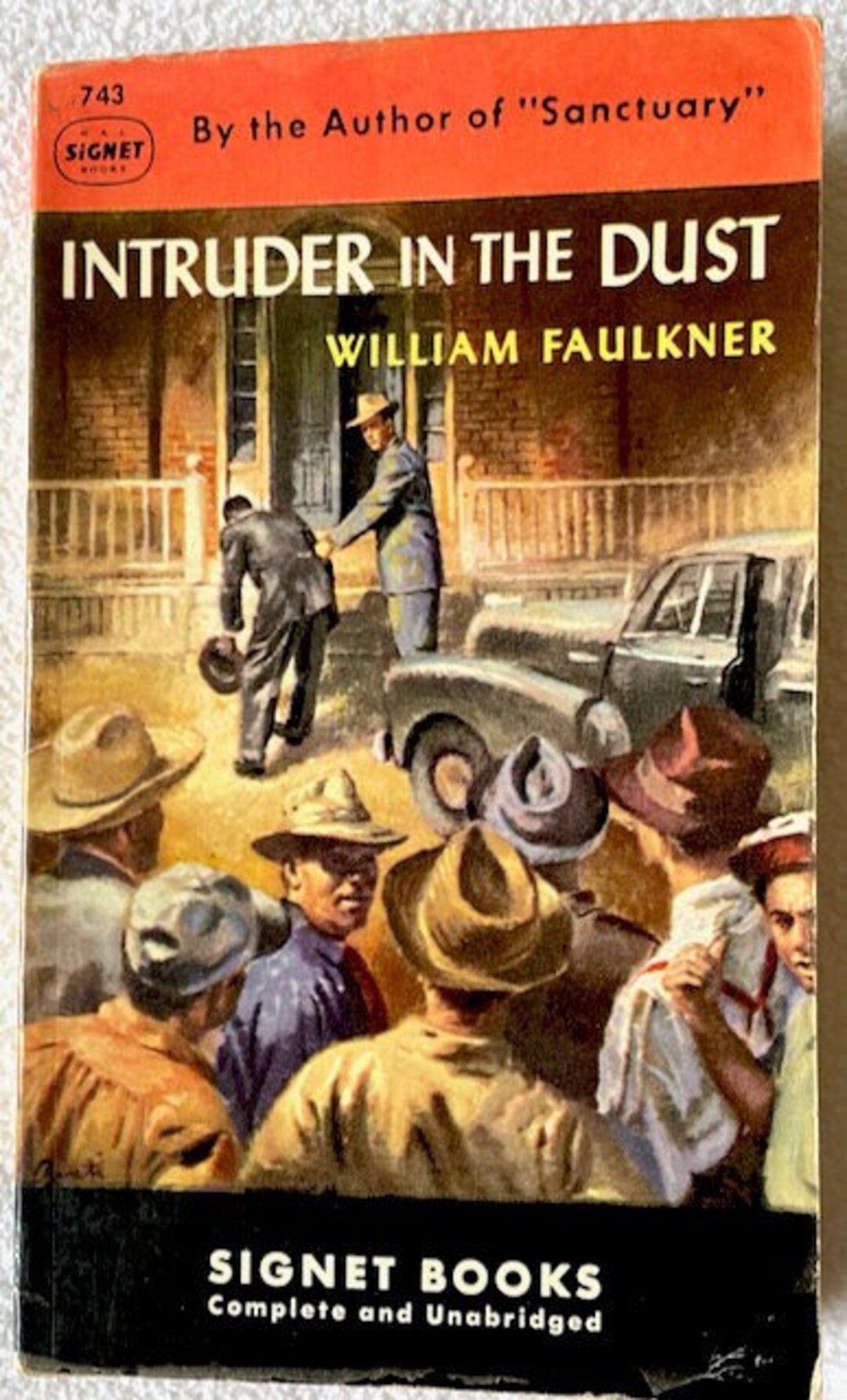 William Faulkner, Intruder in the Dust, 1st Paperback Edition 1949 - Etsy