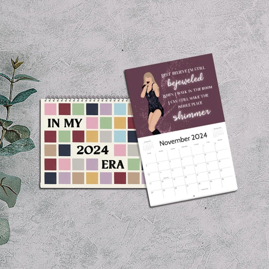 TAYLOR SWIFTIE Calendar Eras Tour 2024 Wall Calendar Taylor - Etsy