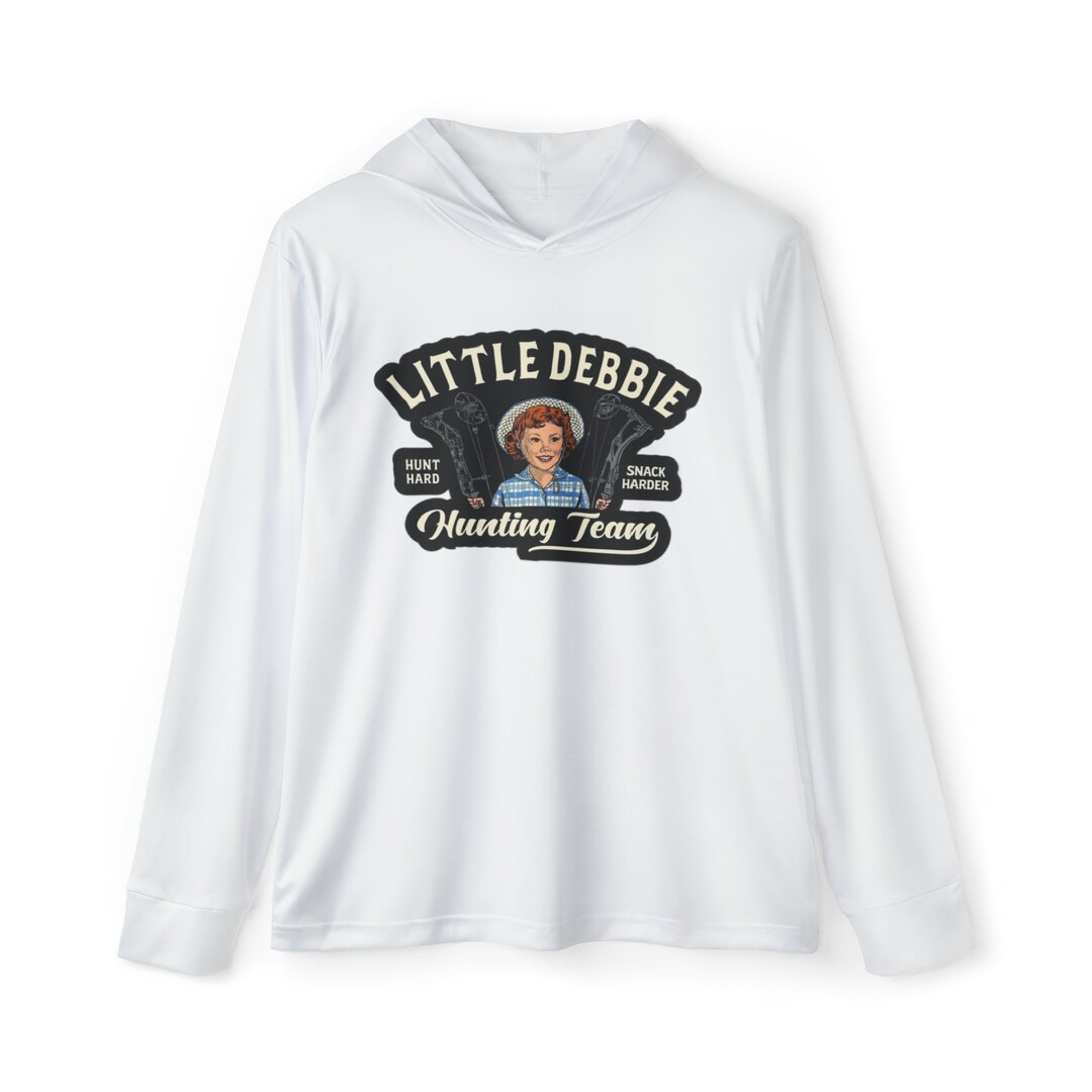 White Mens Little Debbie Hunting Team Lightweight Hoodie - Etsy