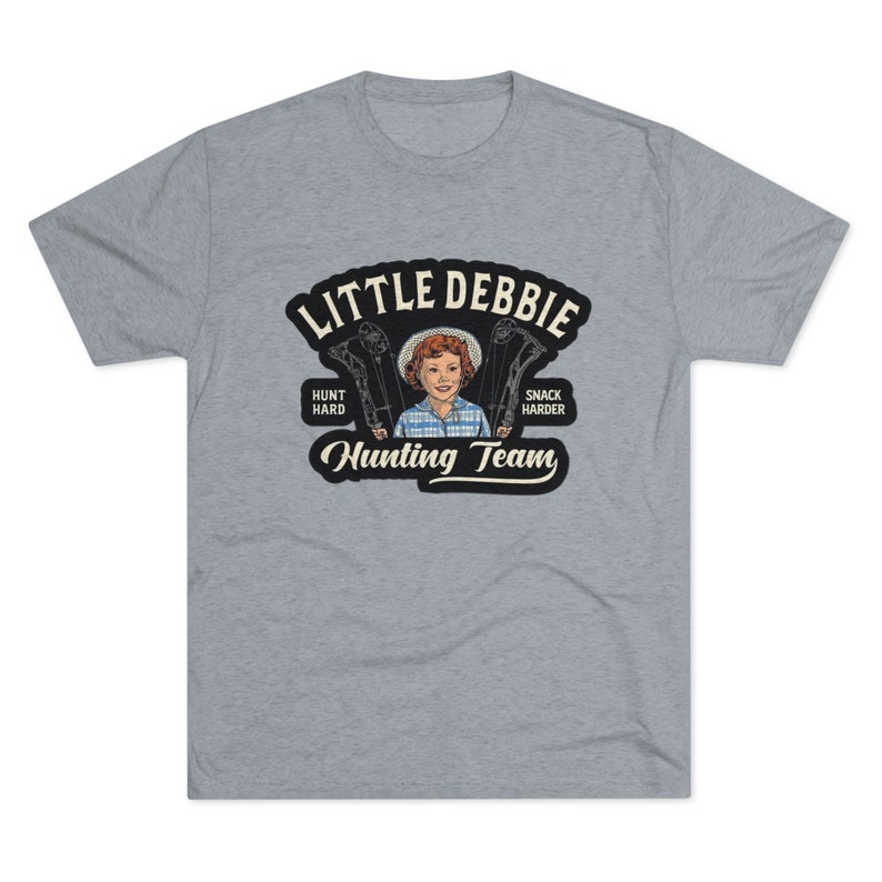Men's Little Debbie Hunting Team Tri-blend T-shirt - Etsy
