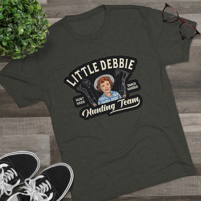 Men's Little Debbie Hunting Team Tri-blend T-shirt - Etsy