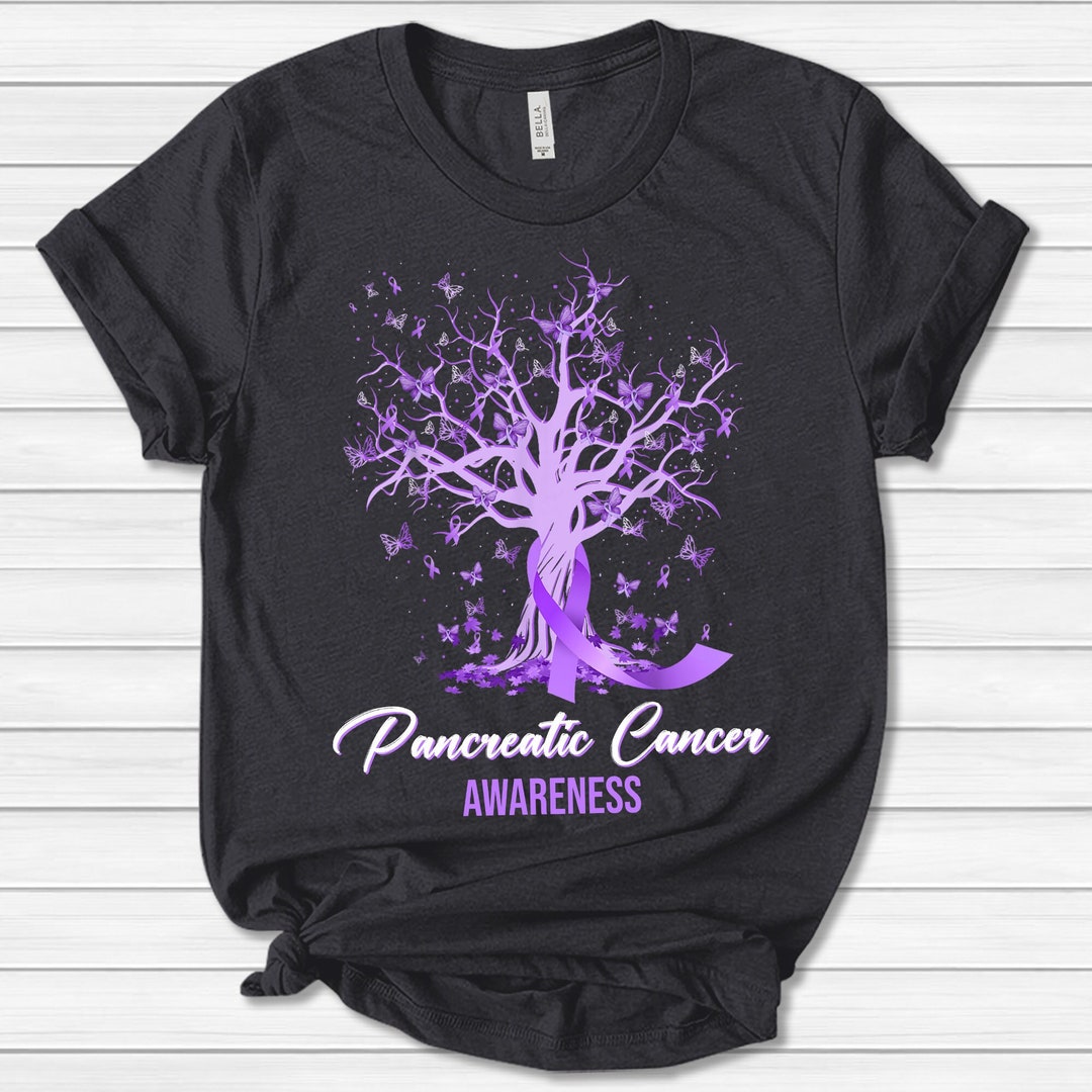 Pancreatic Cancer Shirt Pancreatic Cancer Awareness Tree of - Etsy