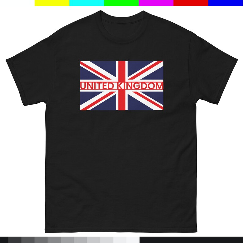 United Kingdom Flag Eurovision Song Contest T-shirt, UK Union Jack - Etsy