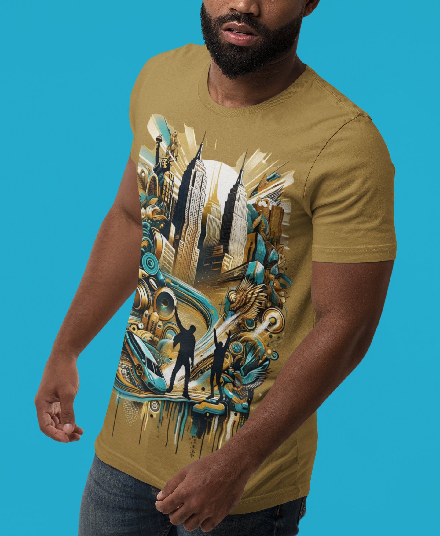 Urban T-shirt: Street Art Top & Fashion Icons, Graffiti Shirt, Urban ...