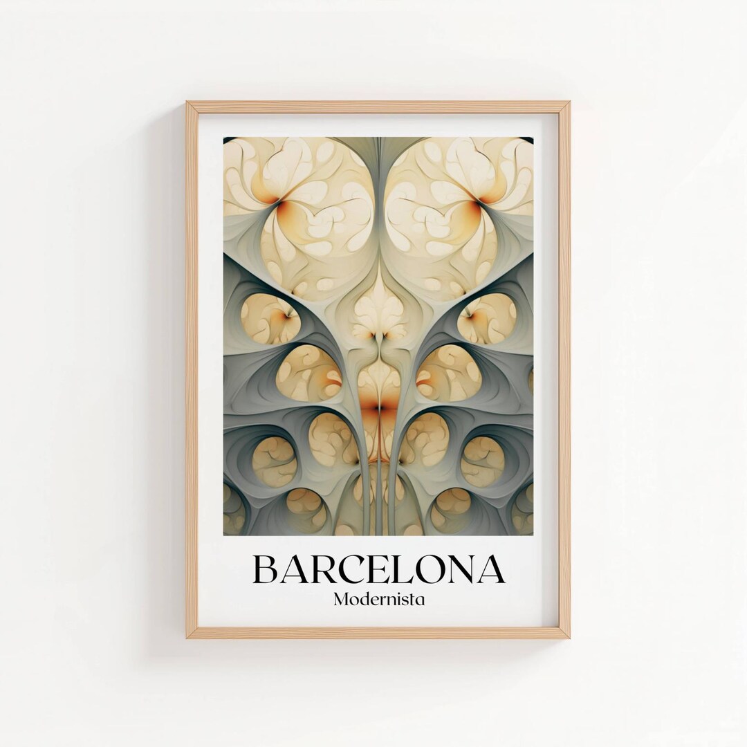 Barcelona Modernista, Hight Quality PDF Printable, Modernist Style ...