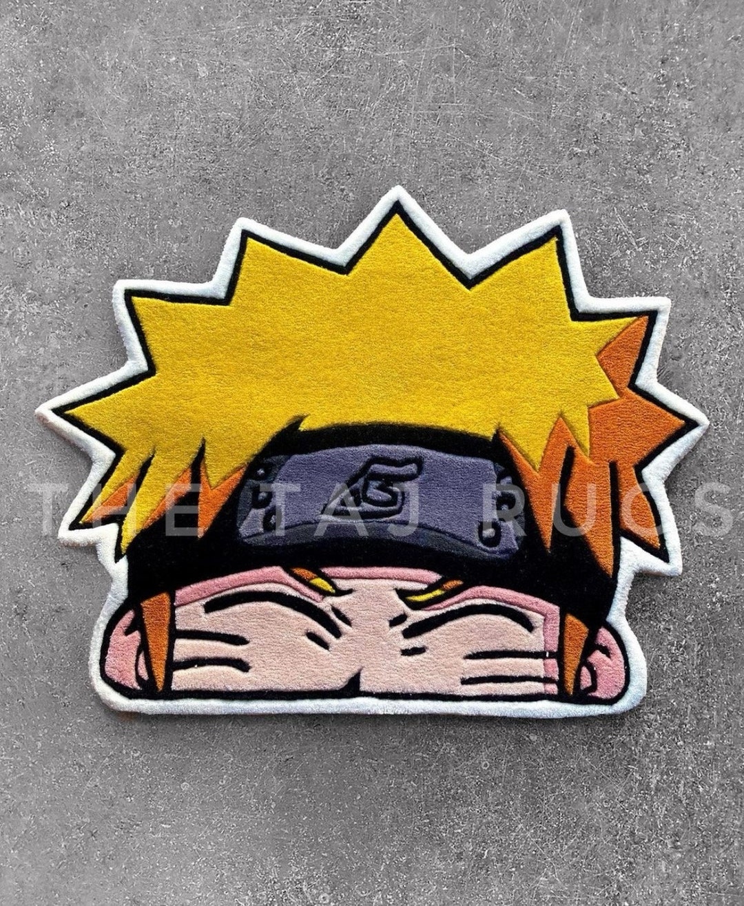 Tufted Naruto Rug, Custom Tufted Rug, Anime Rug, Gaming Room Rug Living ...