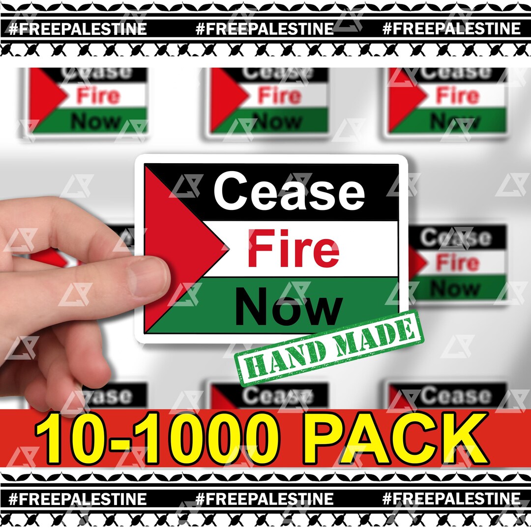 Palestine Cease-fire Stickers Set Free Palestine Arab Muslim Inspiring ...