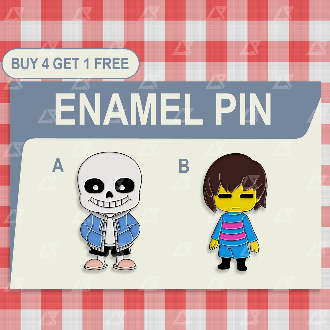 Undertale Sans Funny Enamel Pin Undertale Gaming Pins Chibi Enamel Pin ...
