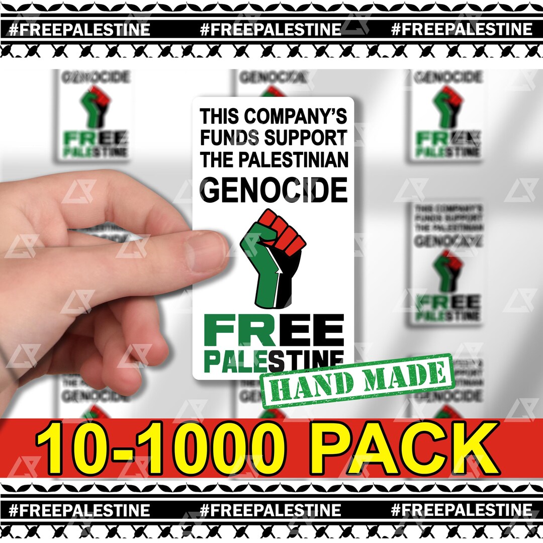 Palestine Lives Bds Bulk Stickers Free Palestine Arab Muslim Inspiring ...