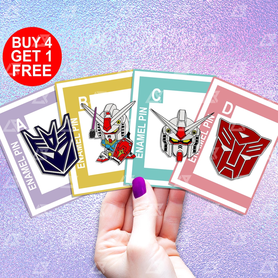 Gundam Anime Enamel Pin Gift Funny Enamel Pin Set Cute Anime Pins ...