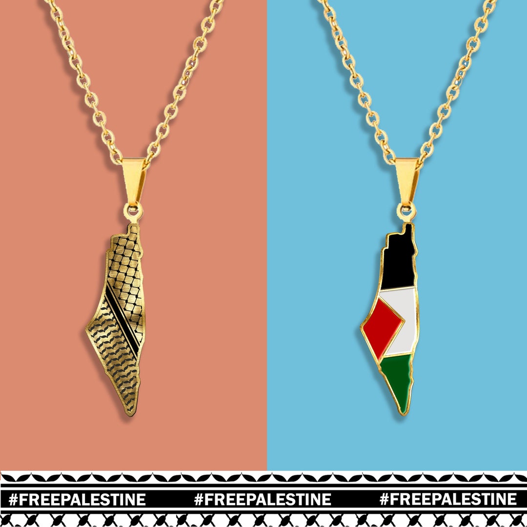 Save Gaza Palestine Necklace Arabic Necklaces Gift Save Palestine Arab ...