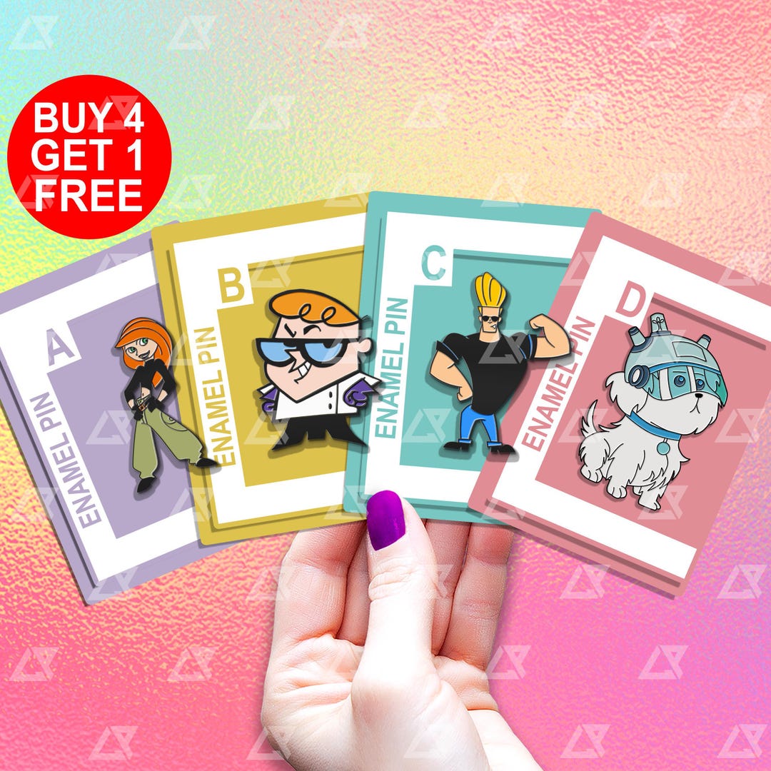 Dexter Cute Enamel Pin Gift Kawaii Enamel Pin Set Aesthetic Cute Pins ...