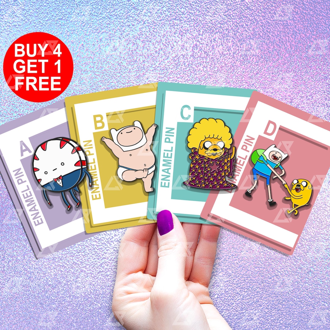 Finn the Human Anime Enamel Pin Gift Funny Enamel Pin Set Cute Anime ...