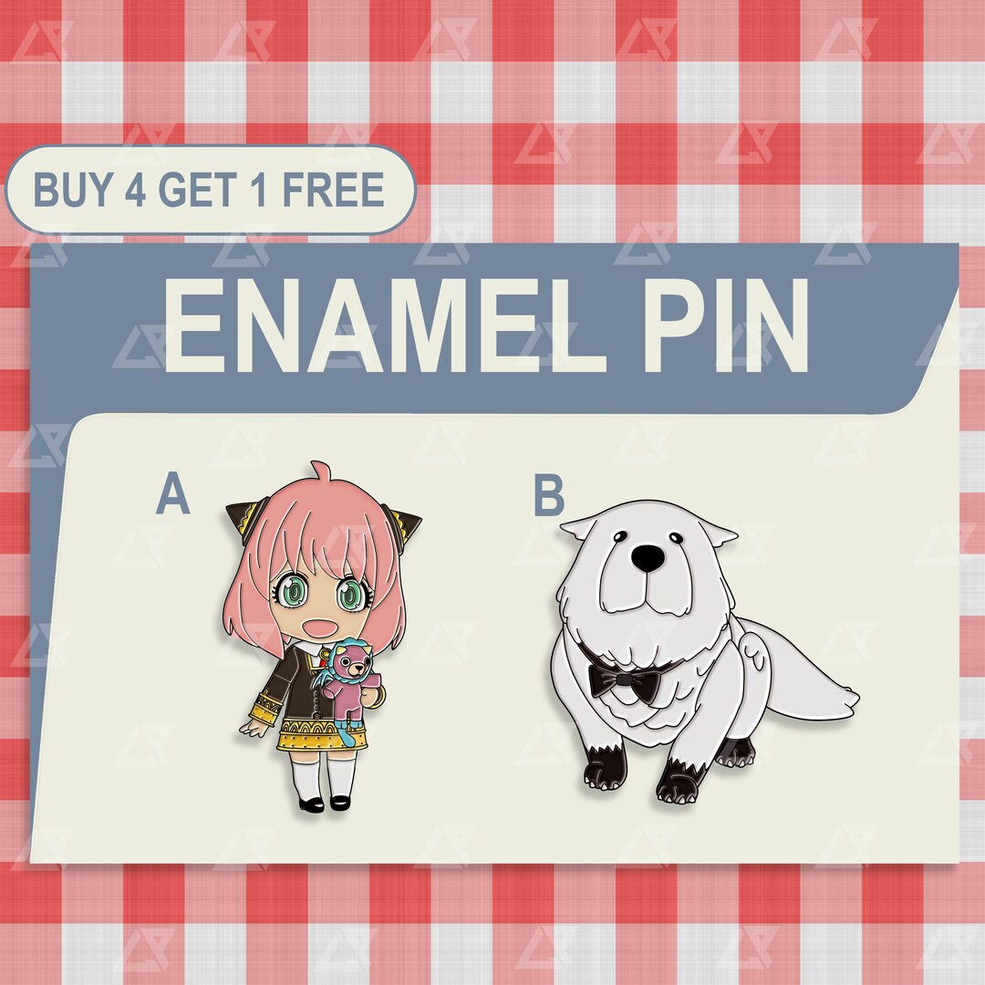 Anya Forger Cute Enamel Pin Spy Family Anime Enamel Pin Cute Anime Pins ...