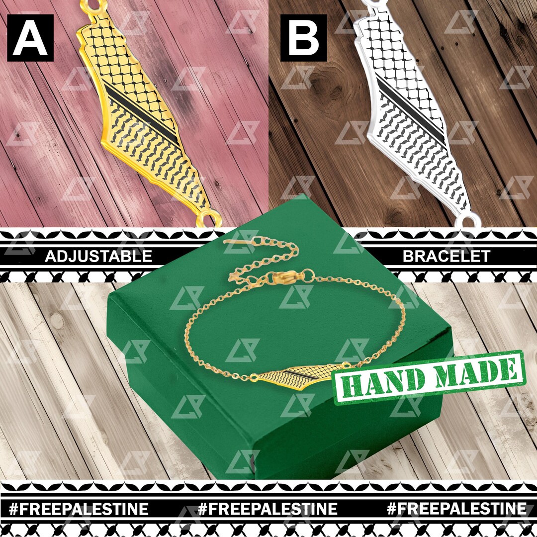 Palestine Keffiyeh Palestine Bracelet Free Palestine Bracelet Gift Set ...