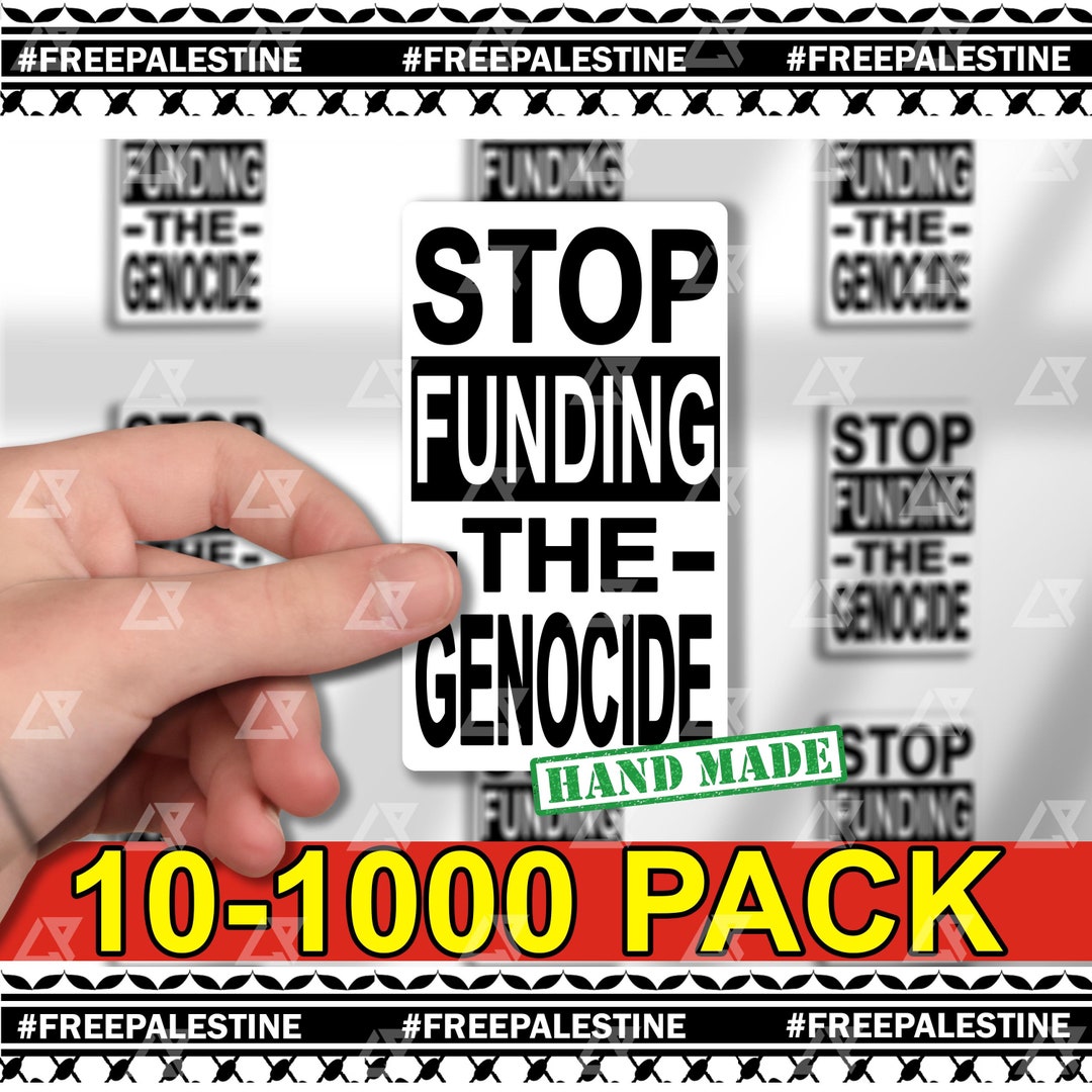 Save Gaza Resist Funding Bulk Stickers Free Palestine Arab Muslim ...