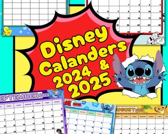 EDITABLE 2024 Printable Kid's Calendar, Printable Fillable Monthly ...