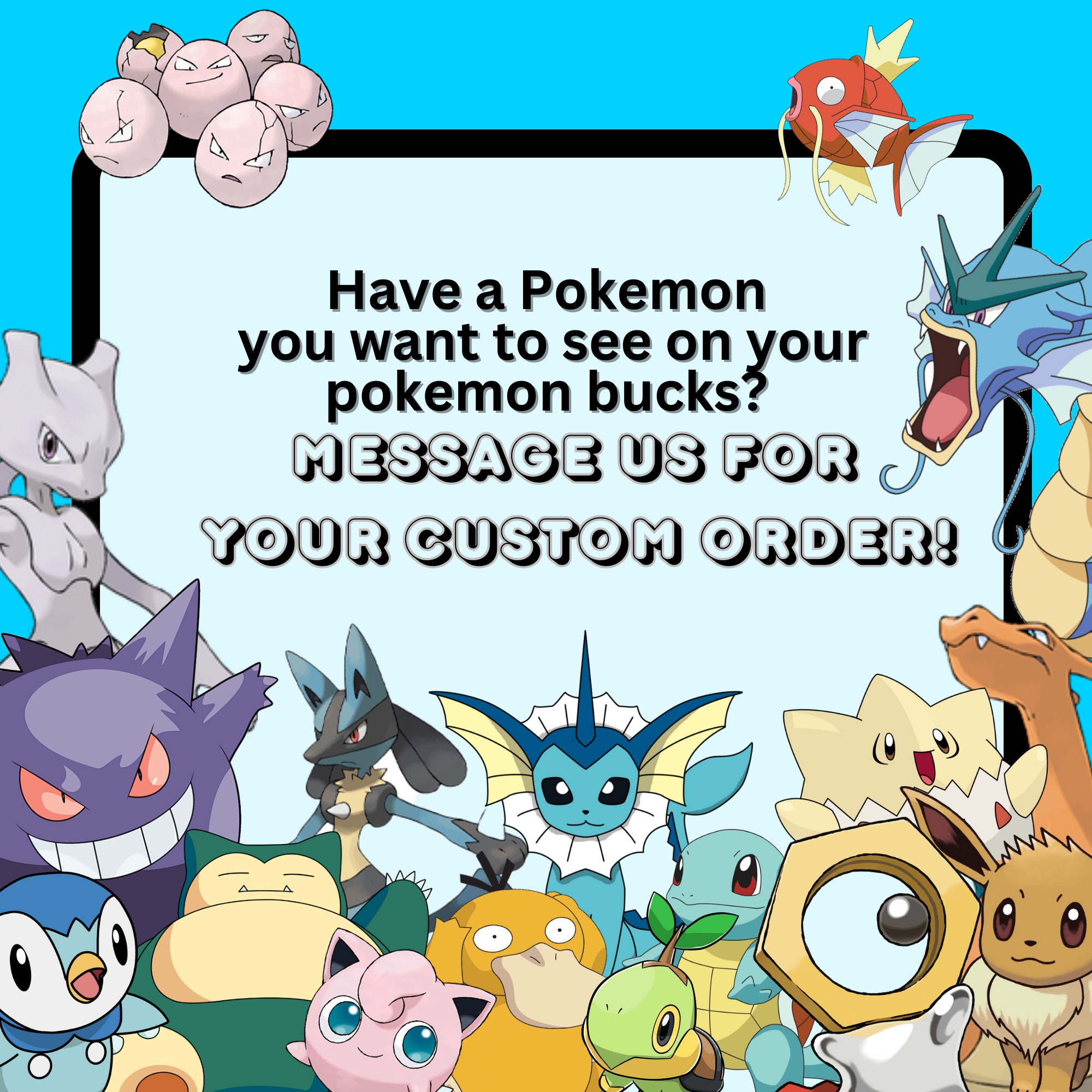 Printable Pokemon Play Money Spending Voucher Instant Download Bundle ...