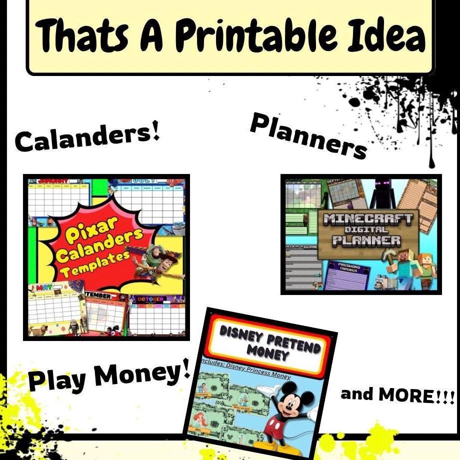 EDITABLE Printable Kid's 2025 Calendar, Monthly 2026 Calendar Template ...