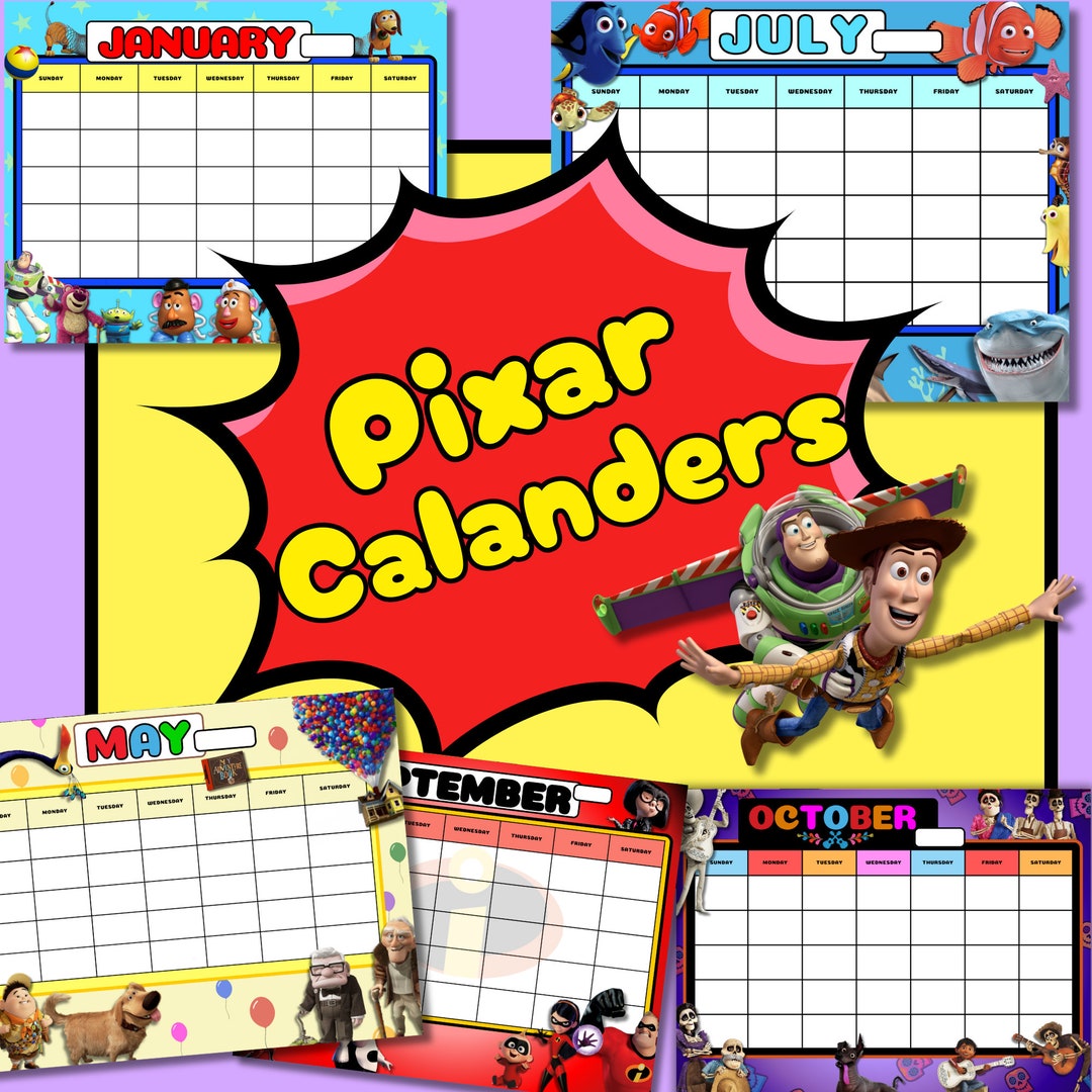 EDITABLE 2024 Printable Kid's Calendar, Printable Fillable Monthly ...