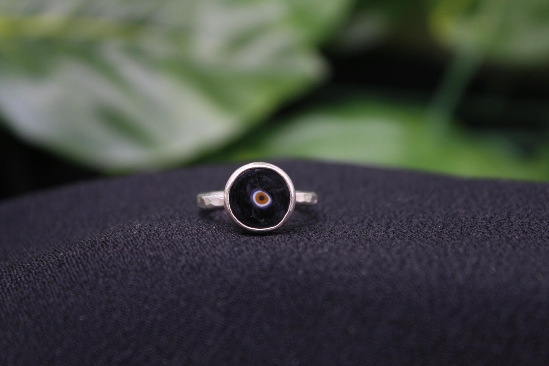 Evil Eye Silver Ring: the Unique Handcrafted Christmas Gift - Etsy
