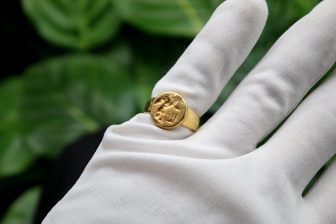 Apollo Signet Ring, Handmade Silver Jewelry, Unique Christmas Gift for ...