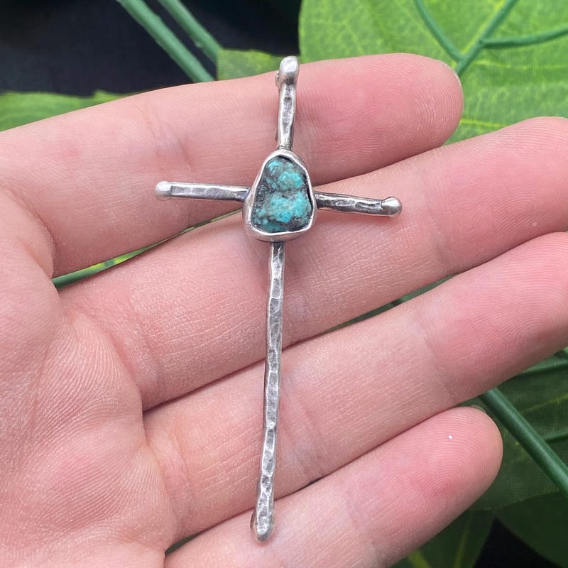 Turquoise Cross - Etsy