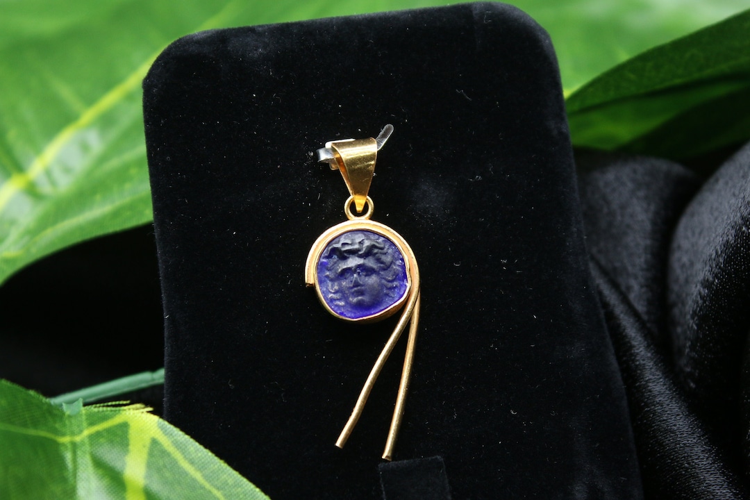Intaglio Medusa Silver Pendant Handmade Jewelry Greek Jewelry - Etsy